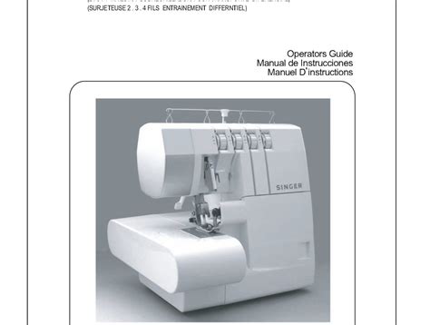 Singer 14sh744 14cg744 14cg754 14sh754 14sh764