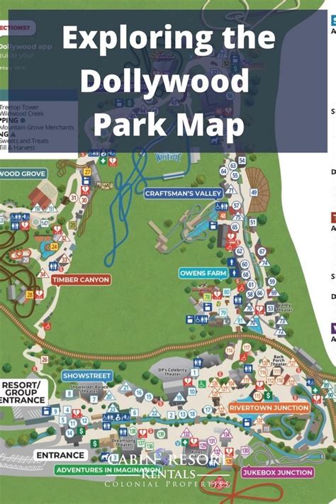 Exploring The Dollywood Park Map Dollywood Park Dollywood Fun