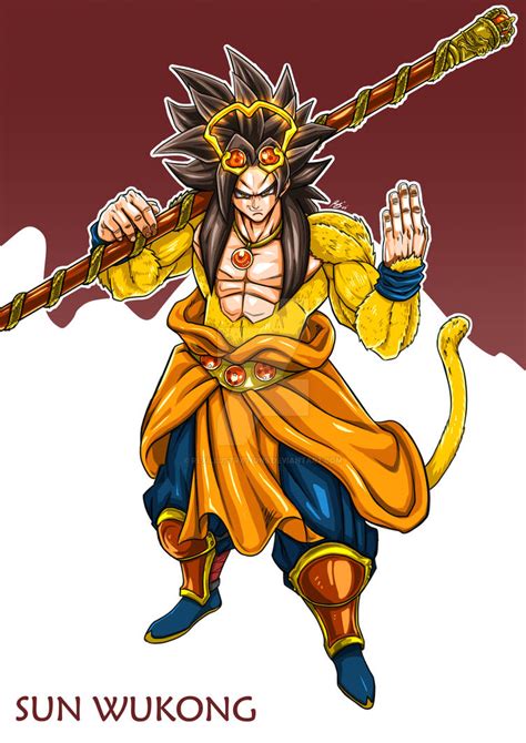 Sun Wukong Goku By Rexillustrations On Deviantart