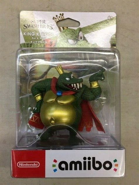Super Smash Bros King K Rool Amiibo New In Box Naus Version