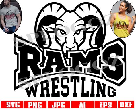 Rams Wrestling Svg Ram Wrestling Svg Rams Svg Ram Svg Rams