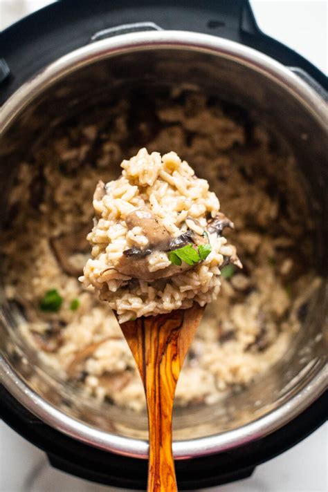 Instant Pot Mushroom Risotto