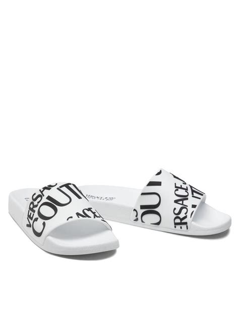 Versace Jeans Couture Șlapi 72ya3sq1 Alb Modivoro