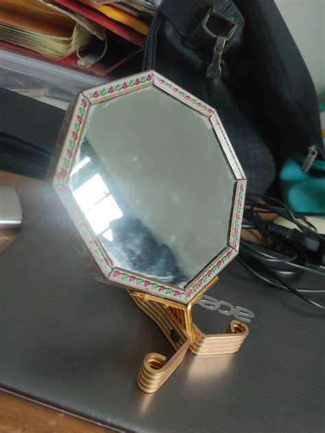 Small Octagon Table Mirror Hobbies And Toys Memorabilia And Collectibles Vintage Collectibles On