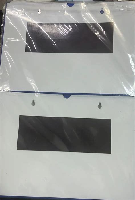 Plastic Blue Solo Magnetic Data Folder For Corporate Paper Size A4