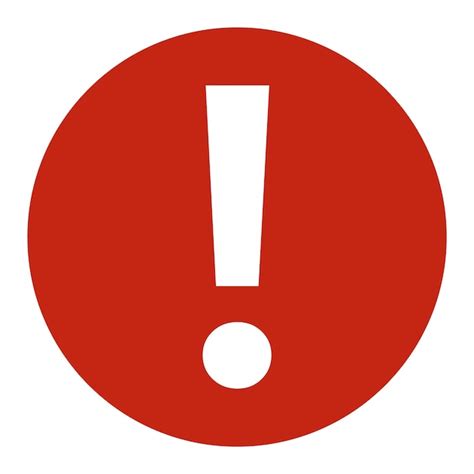 Premium Vector Caution Sign Exclamation Mark In A Red Circle Warning