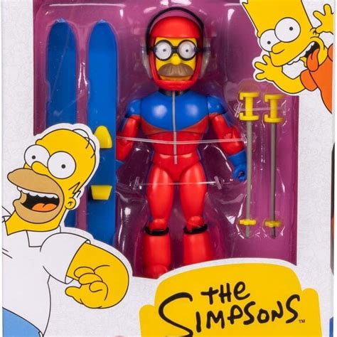 Toys Jakks Pacific The Simpsons Stupid Sexy Ned Flanders Ski 5 Action