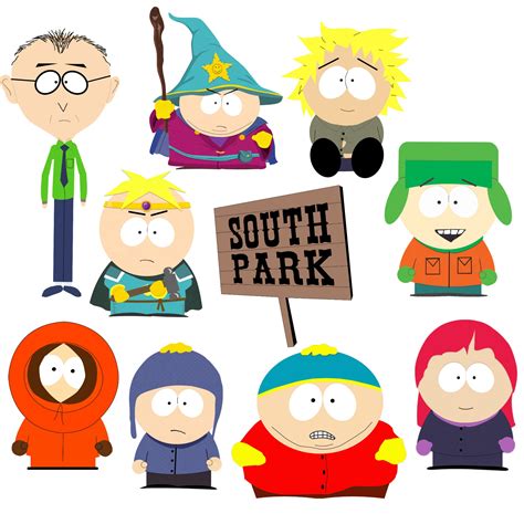 South Park Characters Drawing