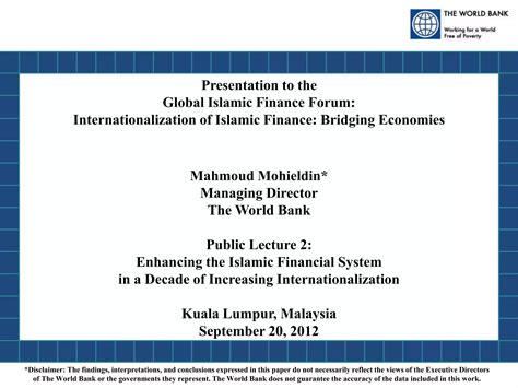 Internationalization Of Islamic Finance Bridging Economies Pptx
