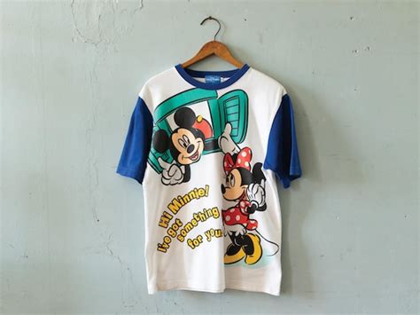 90s Vintage Mickey And Minnie Mouse Disneyland Tokyo Gem