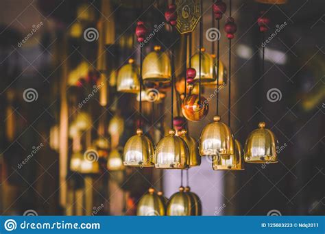 Windy Bell In Pagoda Stock Image Image Of Vintage Empty 125603223