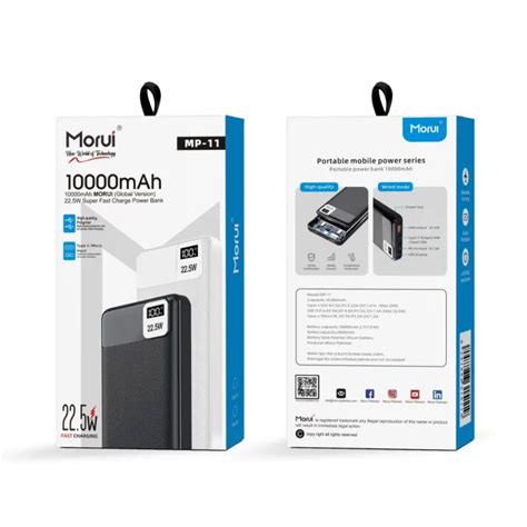 Buy Morui Mp 11 10000mah Power Bank Price In Pakistan Rocket Pk Rocket Online Shopping