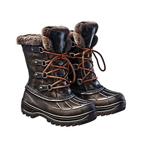 Premium Photo Realistic Ladies Winter Boots