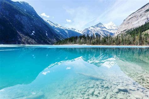 Bcs Berg Lake Has Waters Has Piercingly Blue As Jamaicas