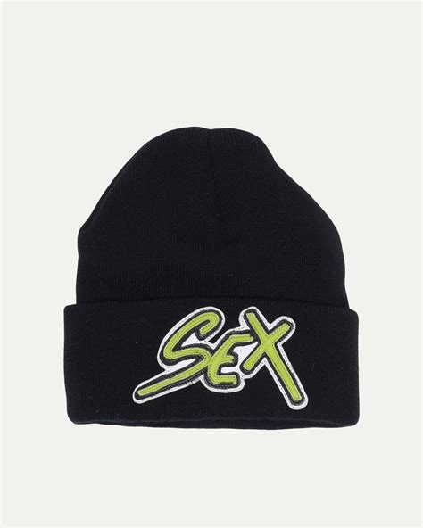 Chrome Hearts Matty Boy Sex Records Patch Beanie