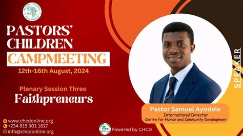 What An Opportunity To Explore The Attributes And Lifestyle Of Faithpreneurs With Pastors