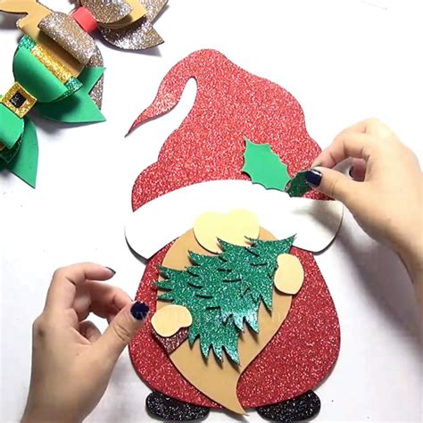 Resumen 3 Gnomos De Navidad En Foami Resumen 3 Gnomos De Navidad En