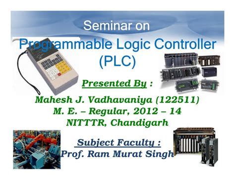 Plc Programmable Logic Controller Pptx