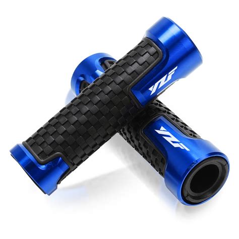 Blue Motorcycle Grips Handle Bar Handlebar For Yamaha Yzf R1 R1m R1s