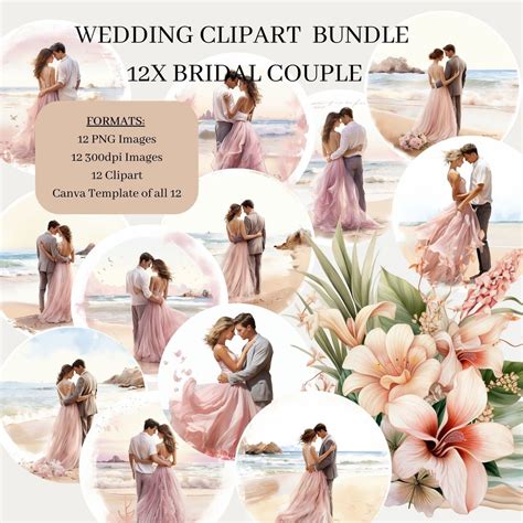 Bridal Couple Clipart L Wedding Clipart Images Bridal Couple 12 Png