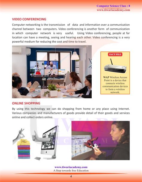 Class 8 Computer Science Chapter 4 Computer Networking