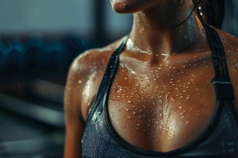 Premium Photo Intense Workout At The Gym Closeup Of Womans Athletic