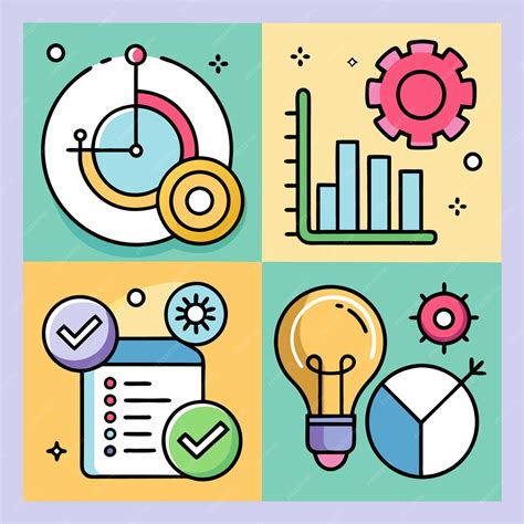 An Infographic With Four Panels Showing Different Data Visuals
