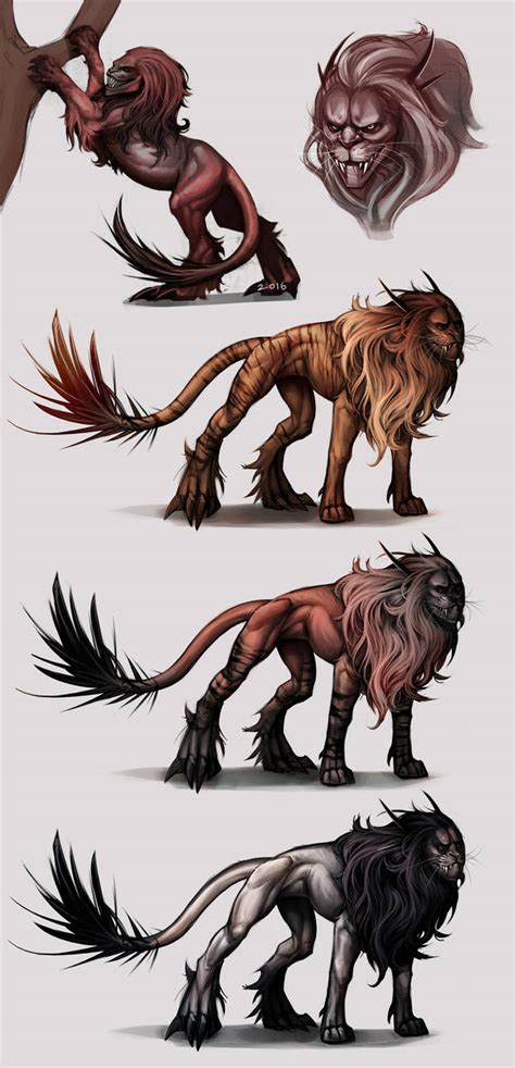 Manticore By Notesz On Deviantart