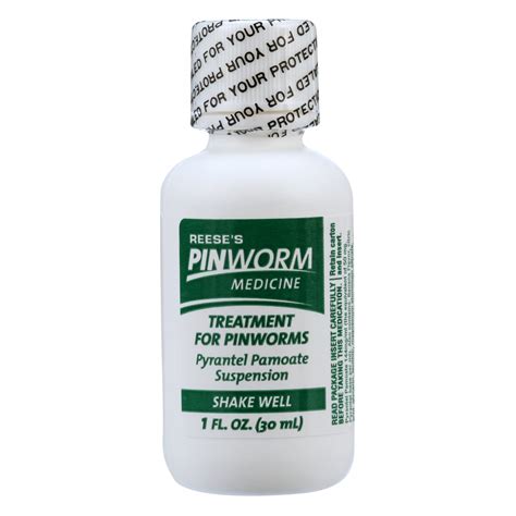 Reeses Pinworm Medicine Tratamiento Oxiuros 1 Oz