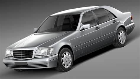 Mercedes Benz S Class W140 1991 1998 3d Model By Squir
