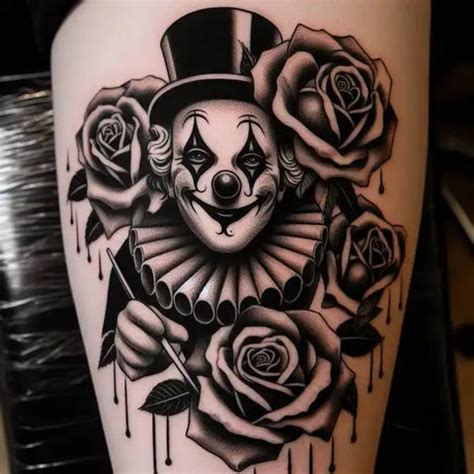 78 Sensational Clown Tattoo Ideas With Two Ended Meanings Tattoo