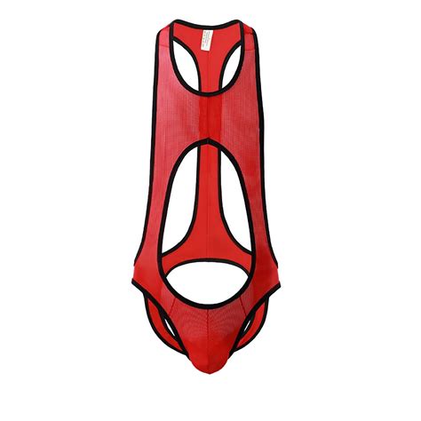 Muzefu Mens Underwear Briefs Sexy Lingerie For Men Naughty For Sex Mens Sexy Mesh Breathable Bag