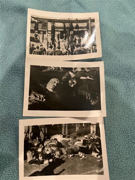 Benito Mussolini Death Photos Set Of 3 World War Two Photos