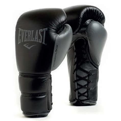 Everlast Powerlock 2 Pro Lace Training Gloves Black Traininn