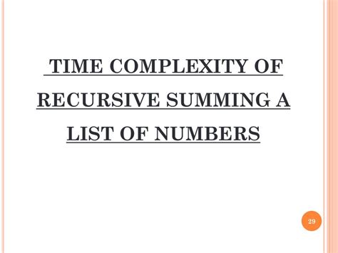 Ppt Space Complexity And Time Complexity Powerpoint Presentation Id