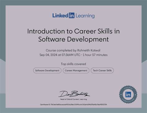 Learning Softwaredevelopment Careergrowth Linkedinlearning