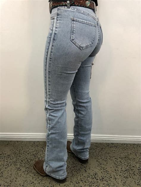 Rock And Roll Cowgirl Jeans Bw4hd03569 High Rise Bootcut Katie B