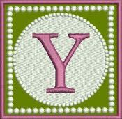 Alphabet Letter Single Embroidery Monogram Designs