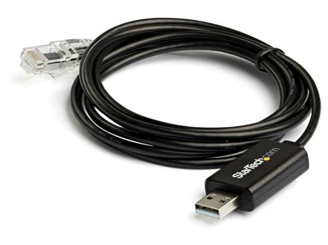 1 8m Usb To Rj45 Cisco Console Rollover Cable