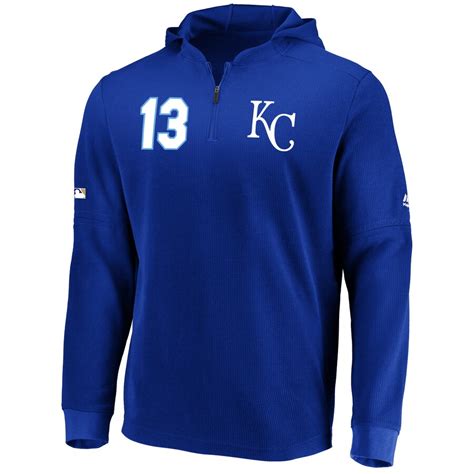Mens Kansas City Royals Salvador Perez Majestic Royal Authentic Collection Batting Practice