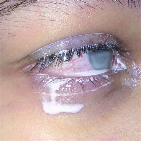 Off White Eyes Milky Eyes Completely White Eye Aesthetic Eyes