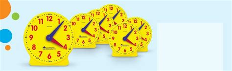 Learning Resources 10cm Geared Mini Clocks Uk Toys And Games
