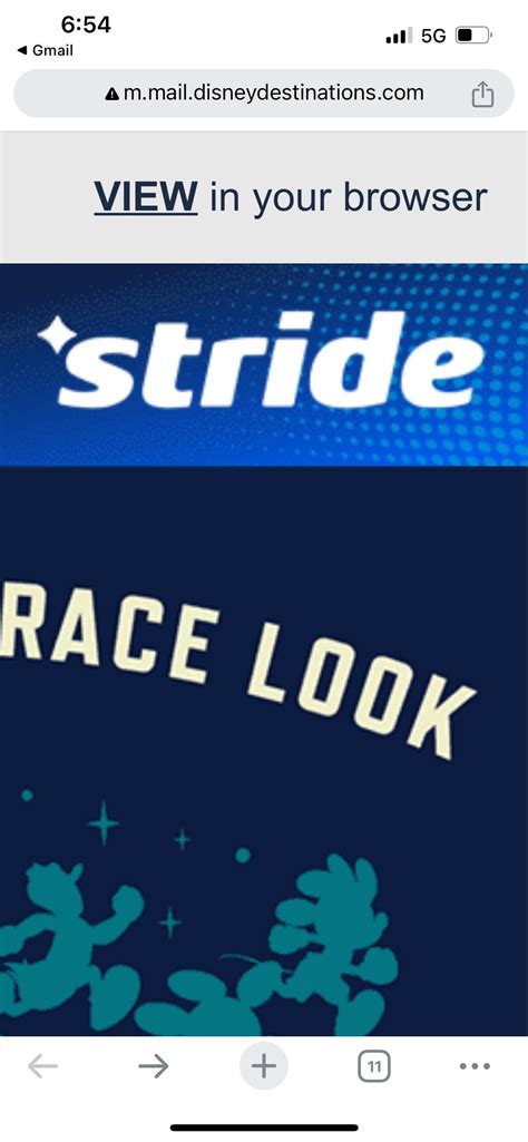 what does the word stride mean at the top of today s email r