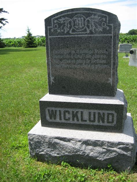 Stephen Wicklund 1832 1902 Find A Grave Memorial