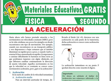FÍsica ≫ Segundo De Secundaria ≫ 28 Fichas Gratis