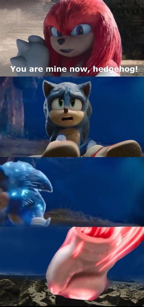 Sonic Faces Knuckles By Dracoawesomeness On Deviantart