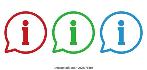 Info Speech Bubble Symbol Vector Stock Vector Royalty Free 2020378460