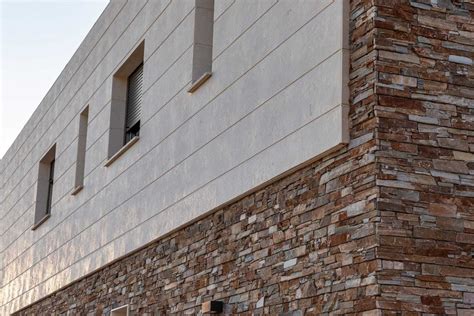 Limestone Brick Facade