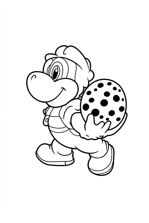 Koopa Coloring Pages Free Printable