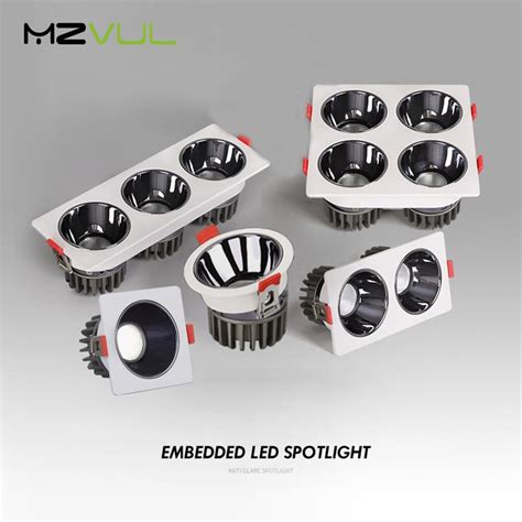 Recessed Led Downlight Dimmable Spot Light Bulb Replaceable No Flicker